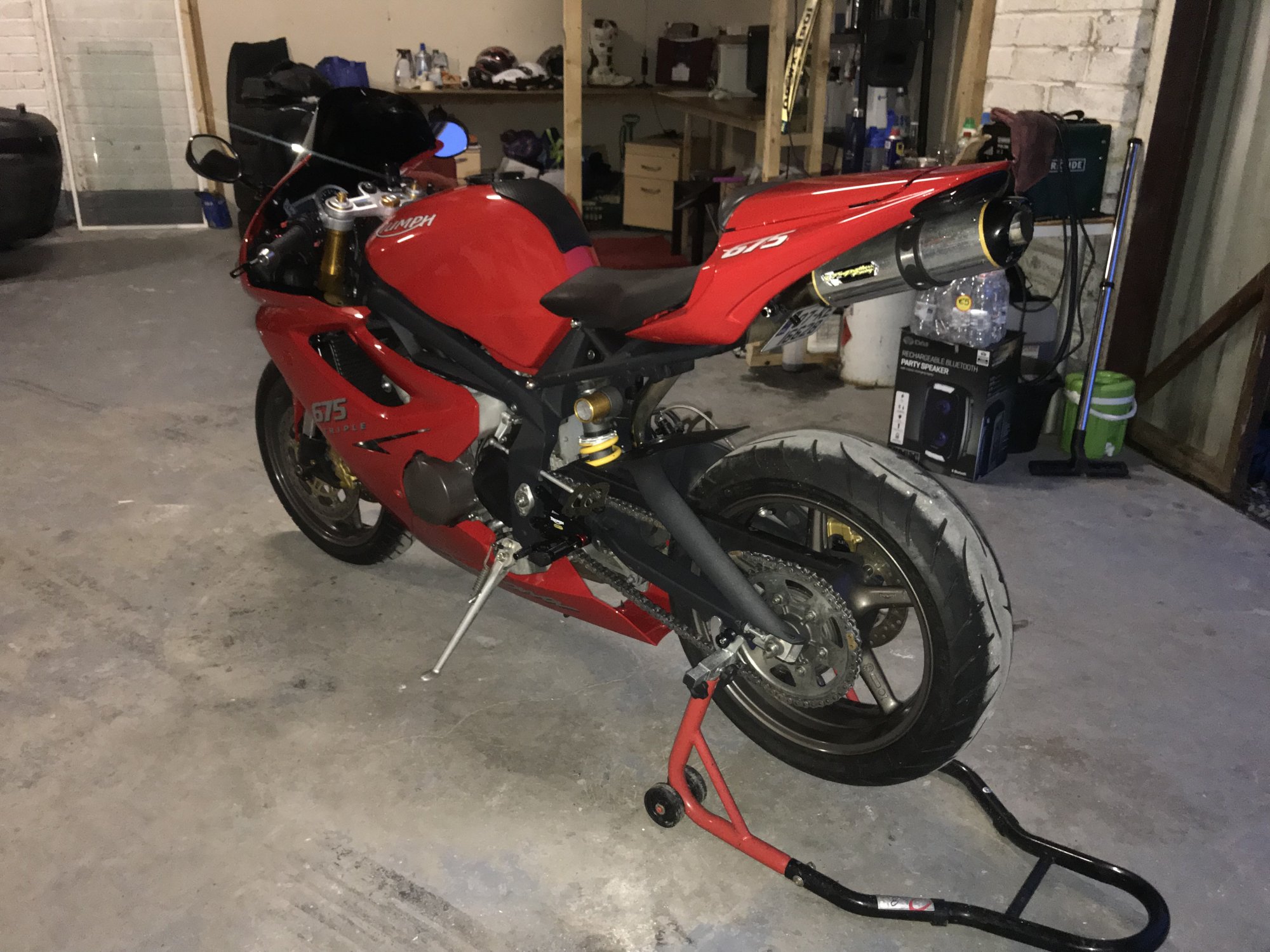 Two Brothers Racing M2 Vale Exhaust Undertail Slip-on 06-12 Daytona 675 ...